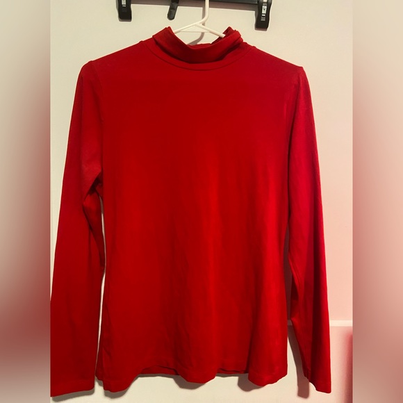 Tops | This Is A Really Cute Long Red Turtle Neck | Poshmark